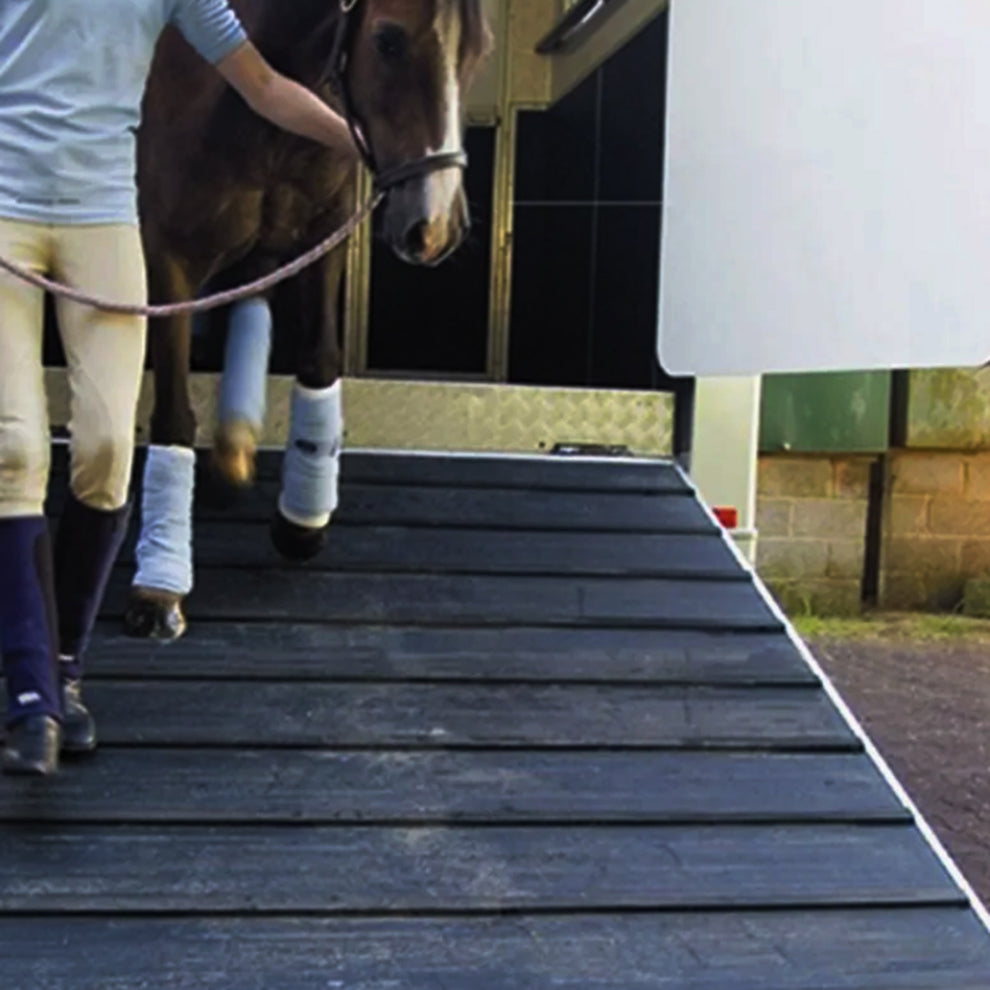 Heavy Duty Anti Slip Rubber Trailer Ramp Mat Tailgate Horse Mats ...
